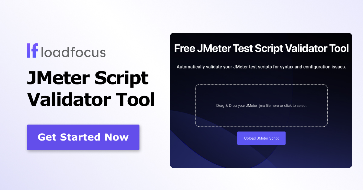 Free JMeter Test Script Validator Tool | LoadFocus